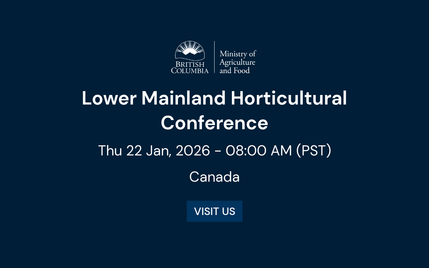 Lower Mainland Horticultural Conference